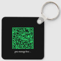 Custom Song QR Code With Picture Personalized Key Keychain | Zazzle