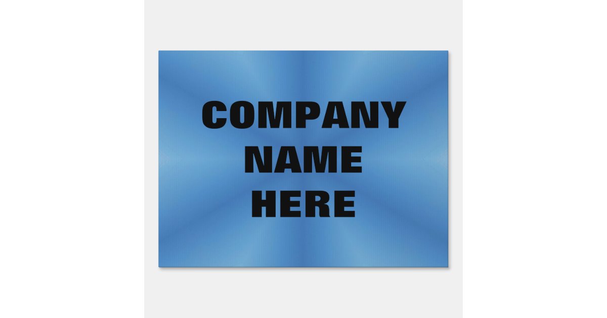 Custom Sponsor signs | Zazzle