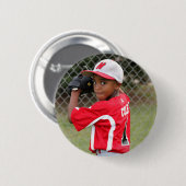 Custom Sports Photo Button | Zazzle
