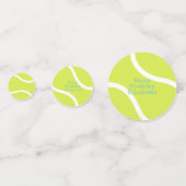 custom sports tennis celebration confetti | Zazzle