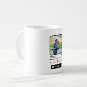 Custom Spotify Song Poster Photo Mug - For Love | Zazzle
