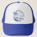 Custom Spring Break Girls Trip Cute Beach Fun Trucker Hat | Zazzle