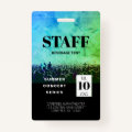 Custom Staff All Access Concert Badge | Zazzle