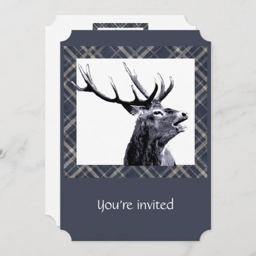 Custom Stag Bachelor Party Invite | Zazzle