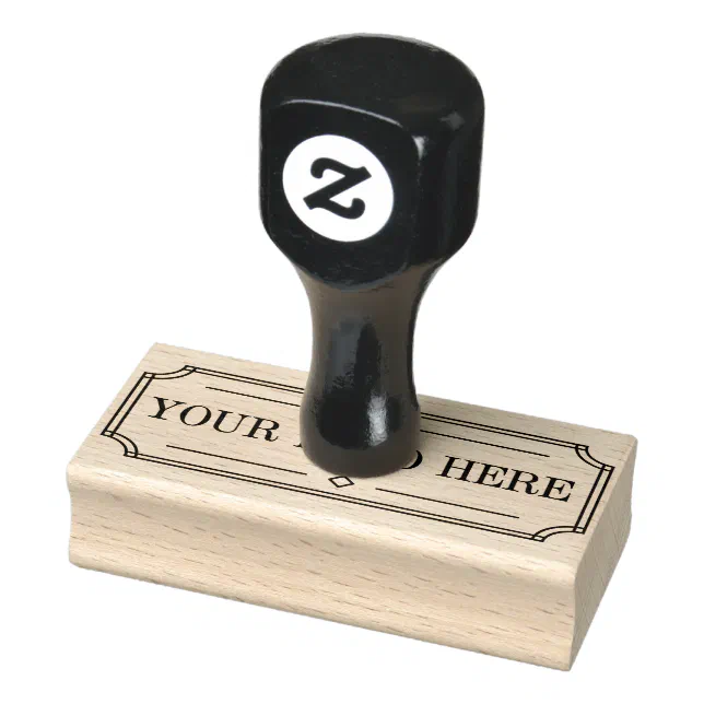 Custom Stamp with Your Logo Business Stamper | Zazzle