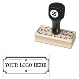 Custom Stamp with Your Logo Business Stamper | Zazzle
