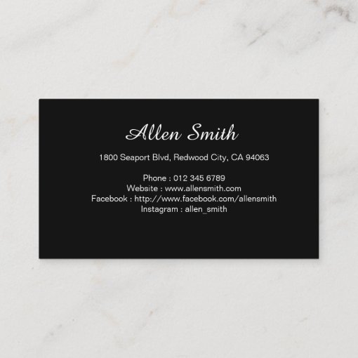 Custom Standard Business Card With Watercolor Art | Zazzle
