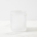 Custom Step One: COFFEE Queen Bee Lady Boss Clear Frosted Glass Coffee ...