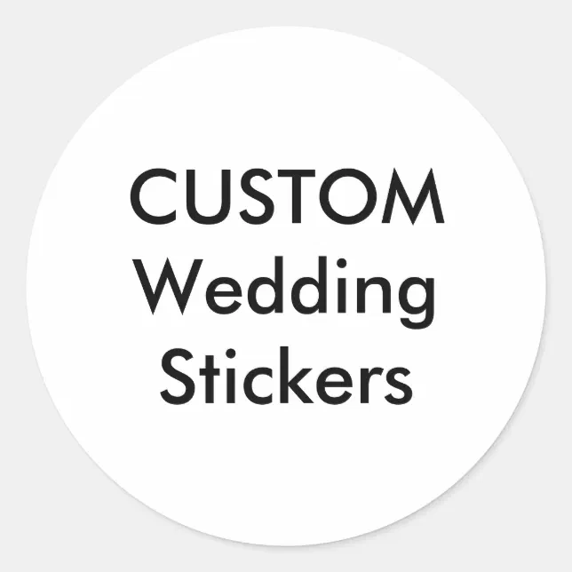 Custom Stickers 3" ROUND MATTE (6 pk.) | Zazzle