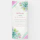 Custom succulent wedding art welcome banner | Zazzle