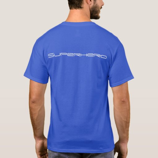 Custom Superhero Changeable Shield Geek Tee | Zazzle