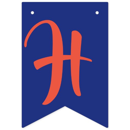 Custom Swallowtail Party Bunting Banner | Zazzle