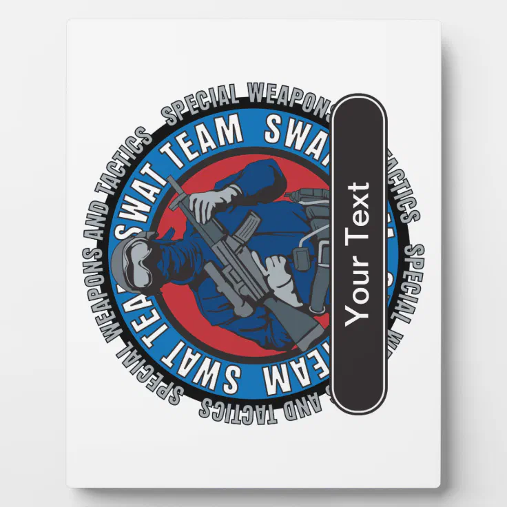Custom SWAT Team Plaque | Zazzle