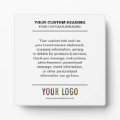 Custom Table Top Sign Easel for Business with Logo Plaque | Zazzle