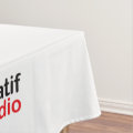 Custom Tablecloth with your Logo and Text | Zazzle