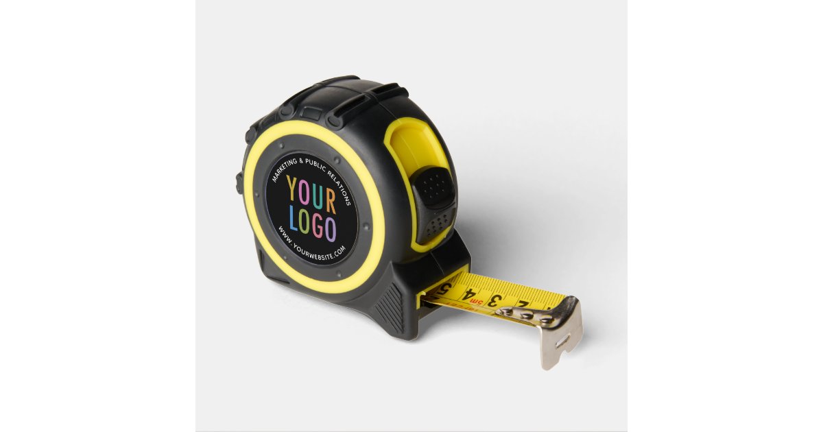 Custom Tape Measure with Company Logo Personalized | Zazzle