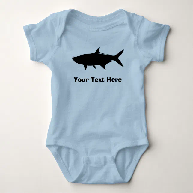 Custom Tarpon template Baby Bodysuit | Zazzle