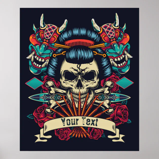 Custom Tattoo Themed Poster | Zazzle