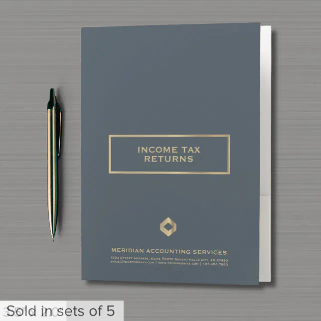 Custom Tax Folders for Accountants and CPAs | Zazzle