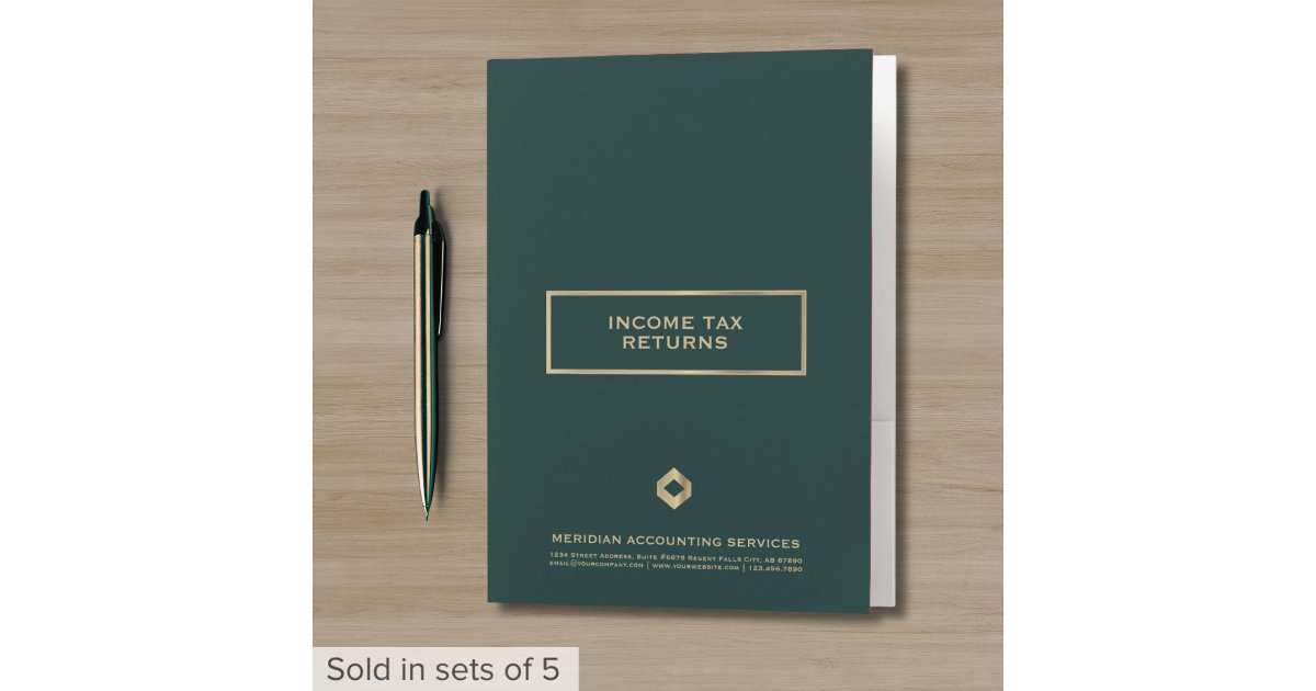 Custom Tax Folders for Accountants and CPAs | Zazzle