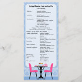 Custom Tea Party Program | Zazzle