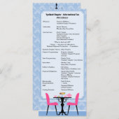 Custom Tea Party Program | Zazzle