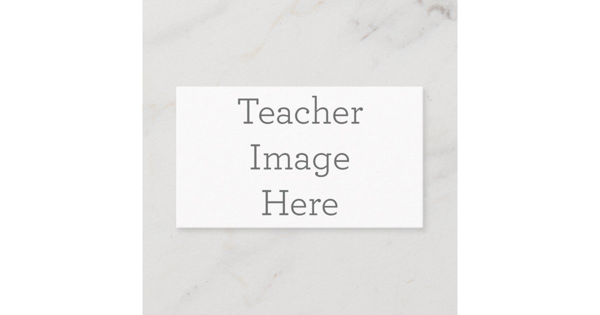 Custom Teacher Business Card | Zazzle