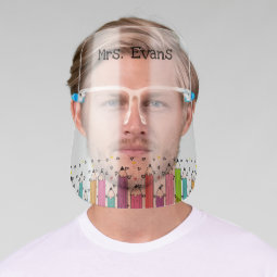 Custom Teacher Face Shield | Zazzle