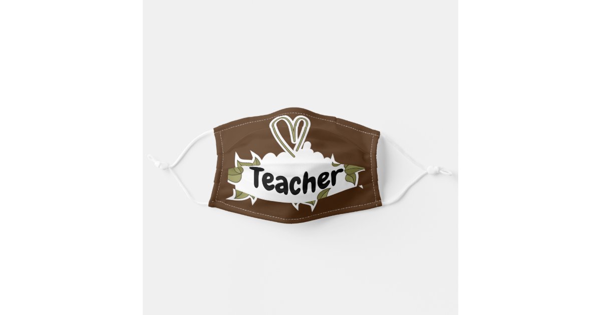 Custom Teacher Mask | Zazzle