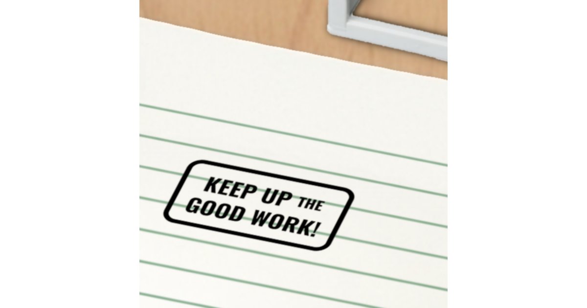 Custom Teacher Motivation School Homework Grading Self-inking Stamp ...