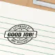 Custom Teacher Name Good Job! Homework Approval Self-inking Stamp | Zazzle