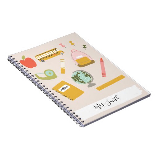 Custom Teacher Notebook Influence of a Great Teach | Zazzle