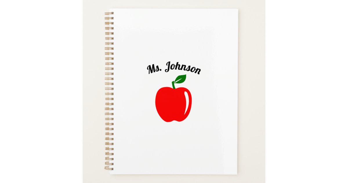 Custom Teacher Planner | Zazzle