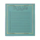 Custom Teal and Gold To Do Notepad | Zazzle
