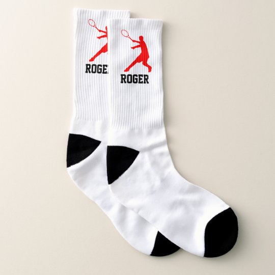 Custom tennis socks gift for player and coach | Zazzle.com
