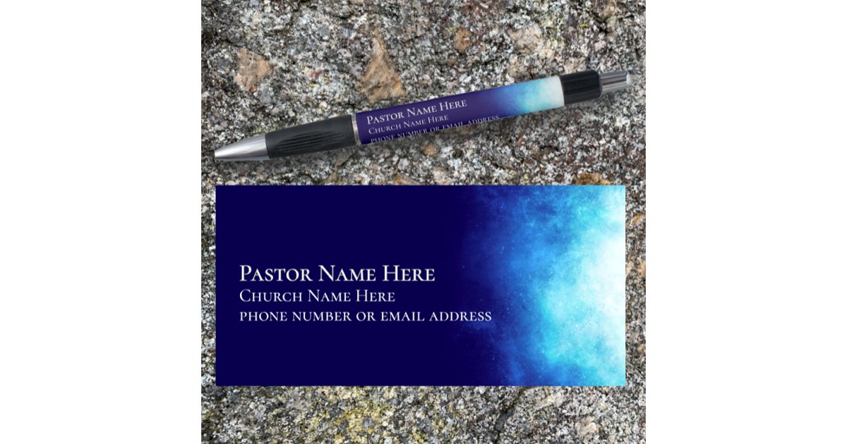 Custom Text Christian Church Gift Promotional Pen | Zazzle