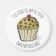 Custom Text Cute Mini Muffin Magnet | Zazzle
