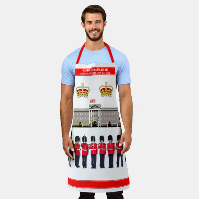 Custom Text Grenadier Guards on Parade Apron | Zazzle