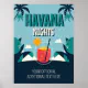 Custom Text "Havana Nights" Poster | Zazzle