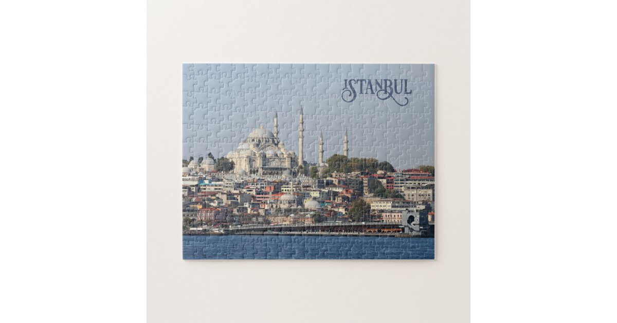 Custom Text Istanbul Jigsaw Puzzle | Zazzle