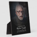 Custom Text Memorial Tribute Photo Tabletop Plaque | Zazzle