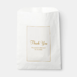Custom Text Message Thank You Favor Bag | Zazzle