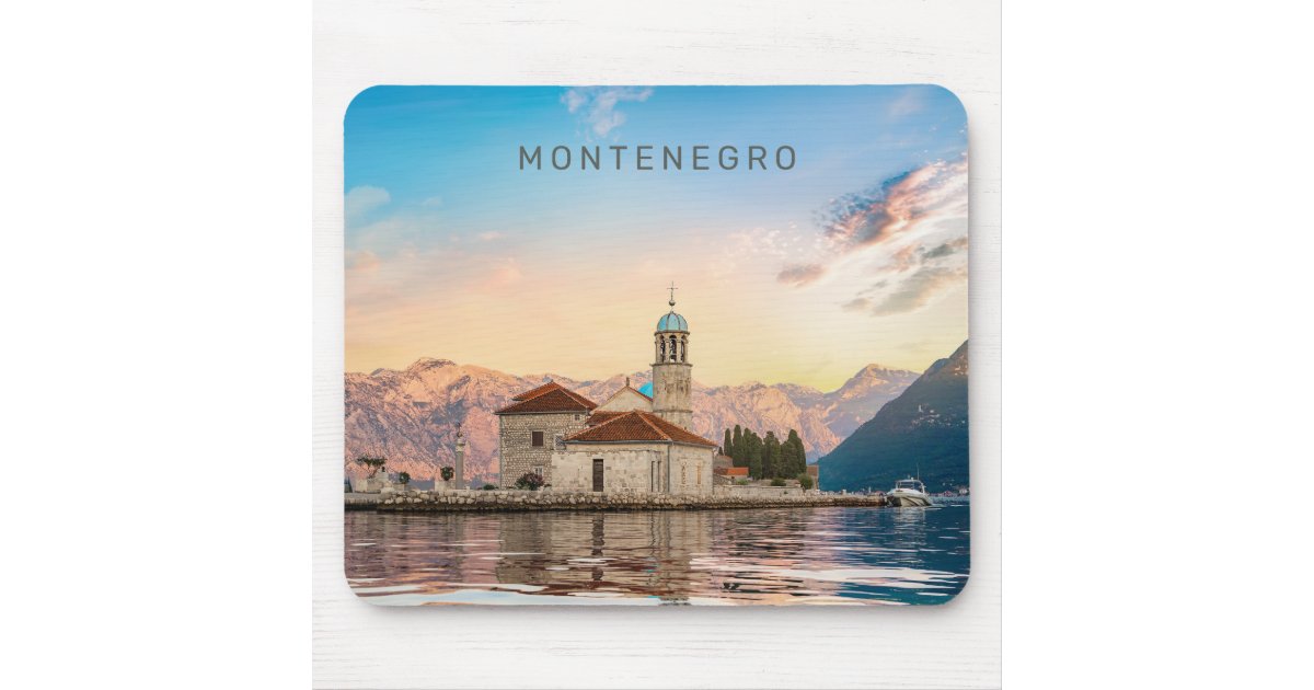 Custom Text Montenegro Mouse Pad | Zazzle
