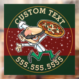 CUSTOM TEXT Pizza Delivery Pizzeria Sign | Zazzle