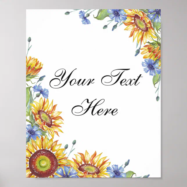 Custom Text Poster | Zazzle