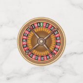 Custom text Roulette Wheel table confetti | Zazzle