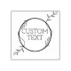 Custom Text Rubber Stamp | Zazzle