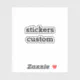 Custom Text Sticker Build Your Own Sticker | Zazzle