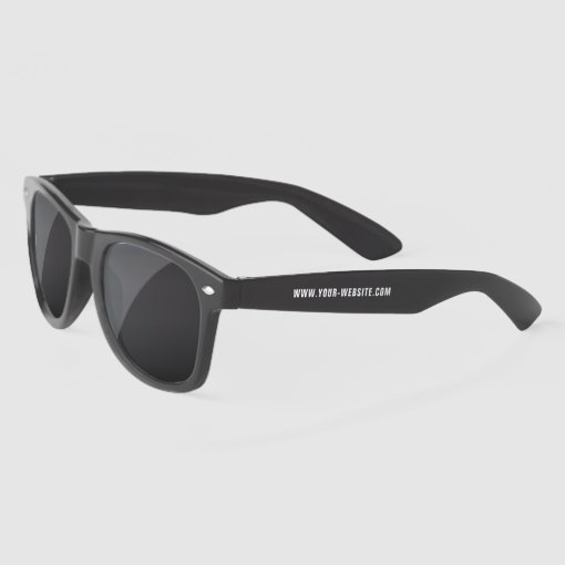 Custom Text Sunglasses Your Promotional Business | Zazzle