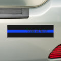 Custom Text Thin Blue Line bumper stickers | Zazzle